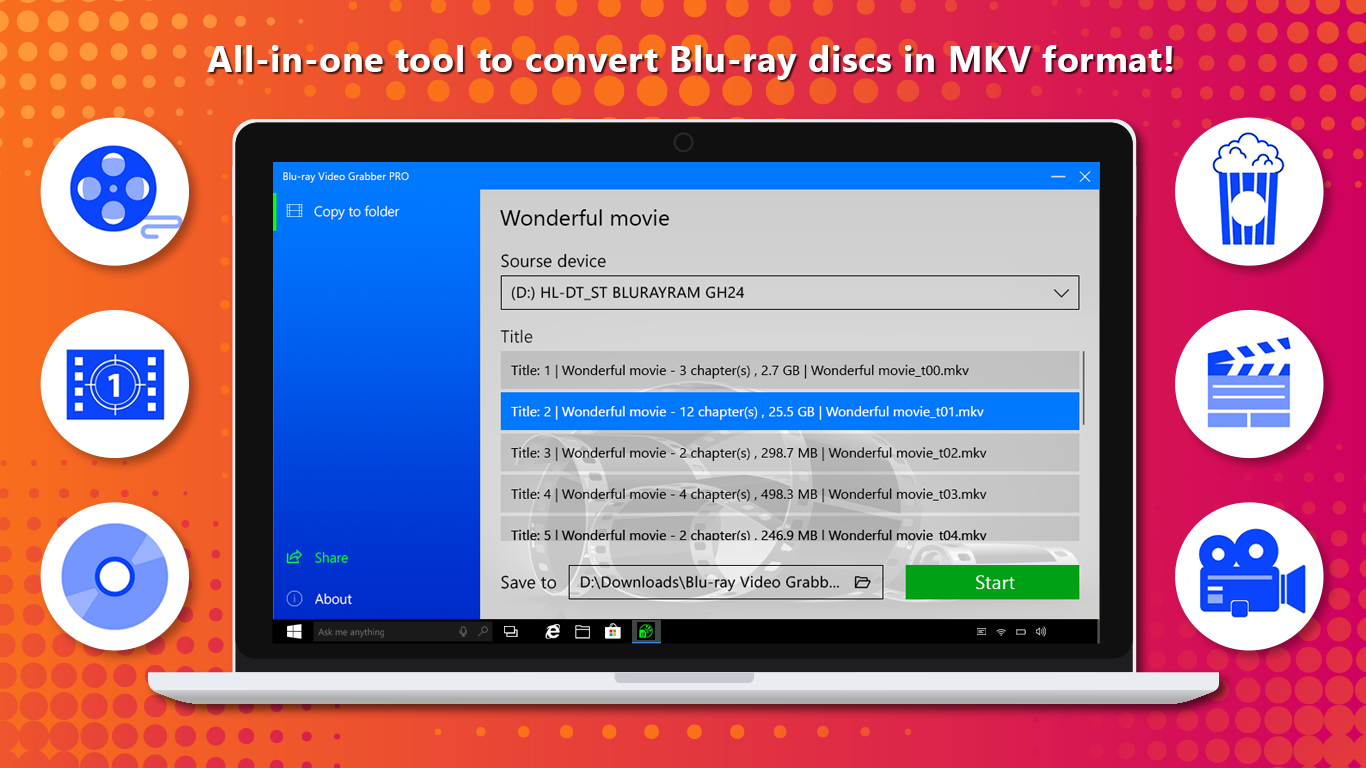 Blu-ray Video Grabber PRO