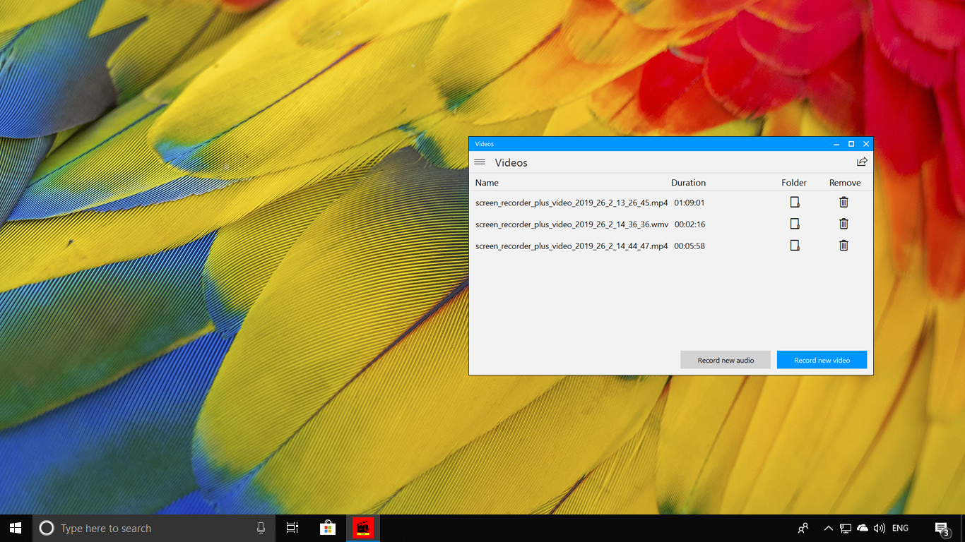 Screen Recorder — Usage Guidelines