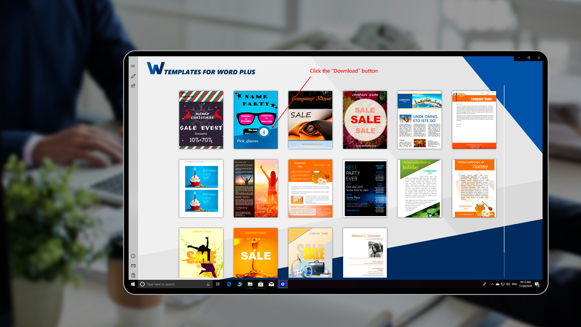 Create your CV, an invitation or a company flyer with Templates for ...