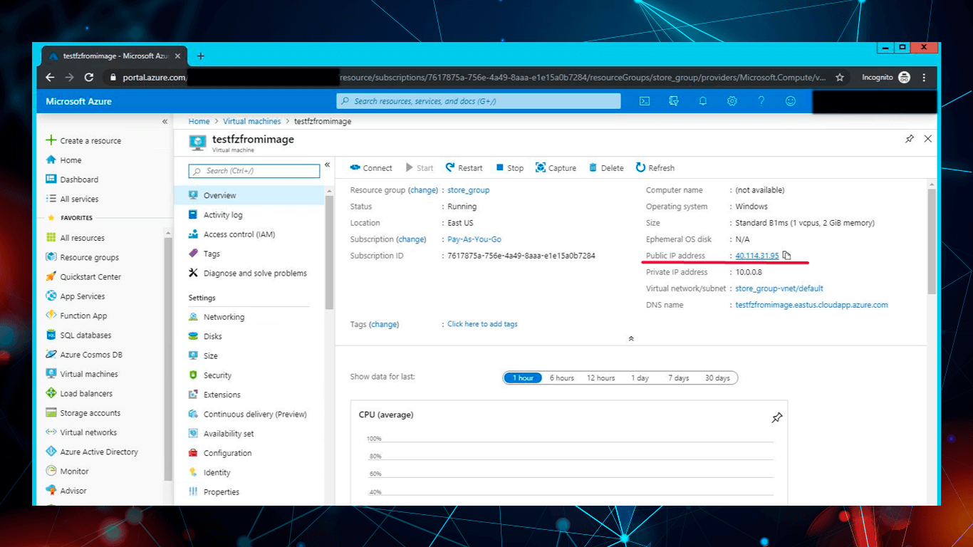 Installation of Secure FTP Server on Azure Server 2016