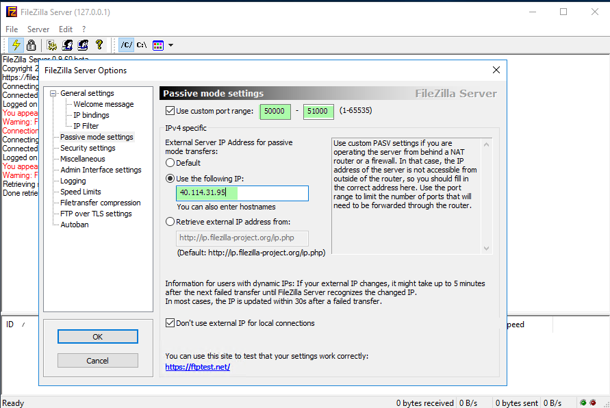 Guide – How To Start – Filezilla® FTPS Server on Windows Server 2016