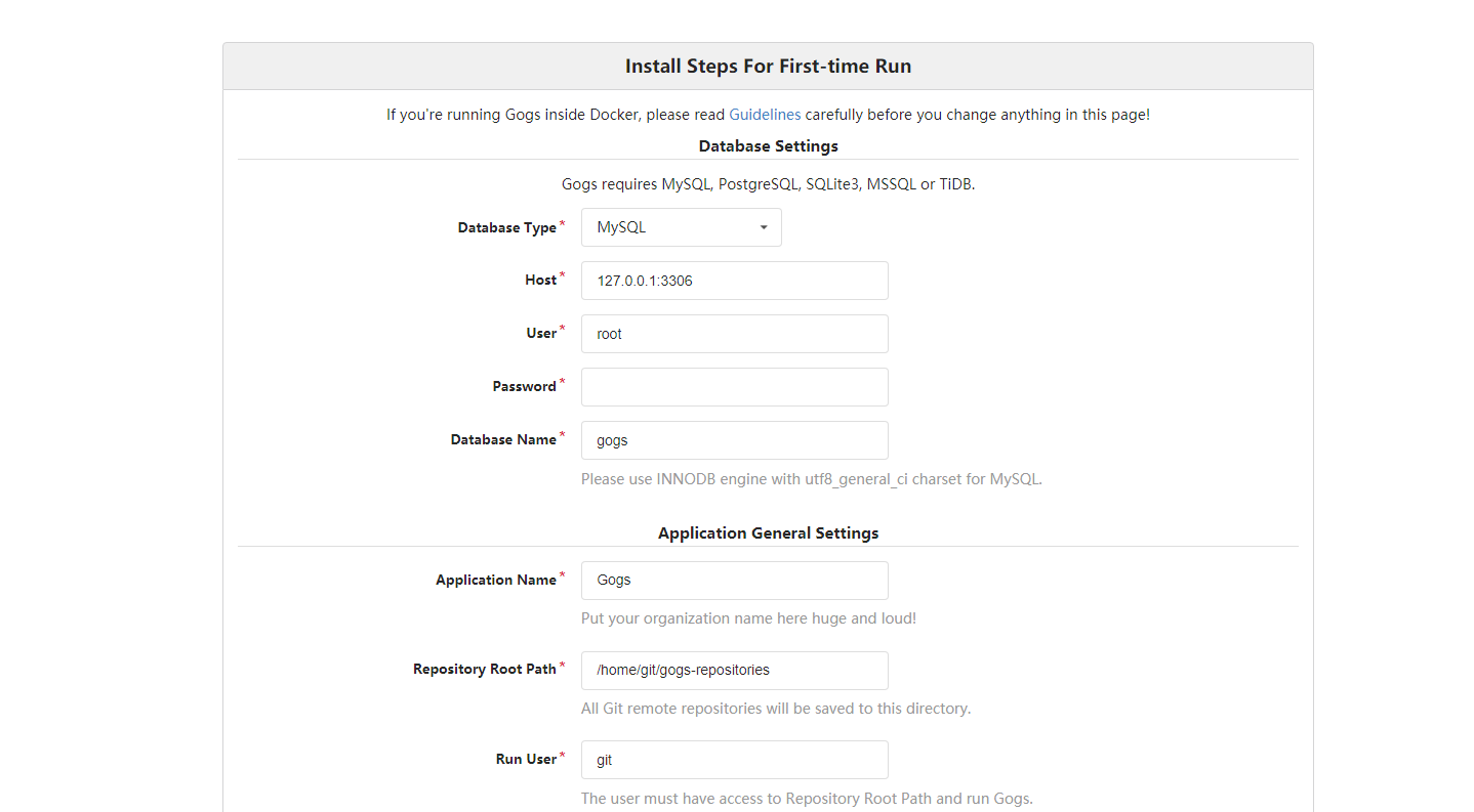 Guide How To Start Gogs Extensible Self Hosted Git Service