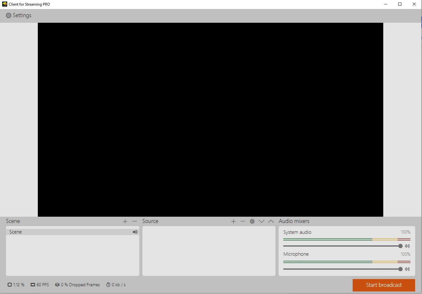 Client for Streaming — Usage guidelines