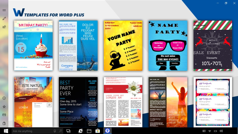 Templates for Word Plus – Tidal Media Inc. — Software for Windows ...
